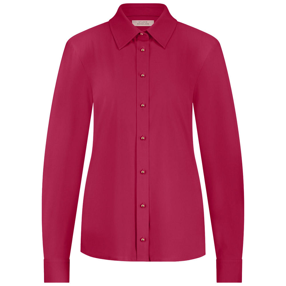 Studio Anneloes Bobby Gold Blouse cerise | By L.E.S.